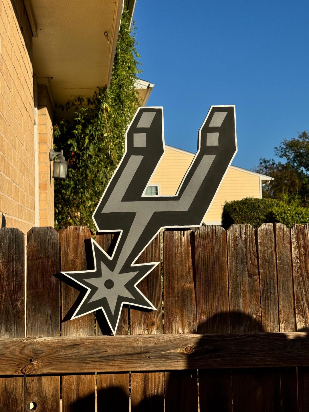 San Antonio Spurs Logo Austin Spurs NBA Basketball Wooden Sign Yard Art ...