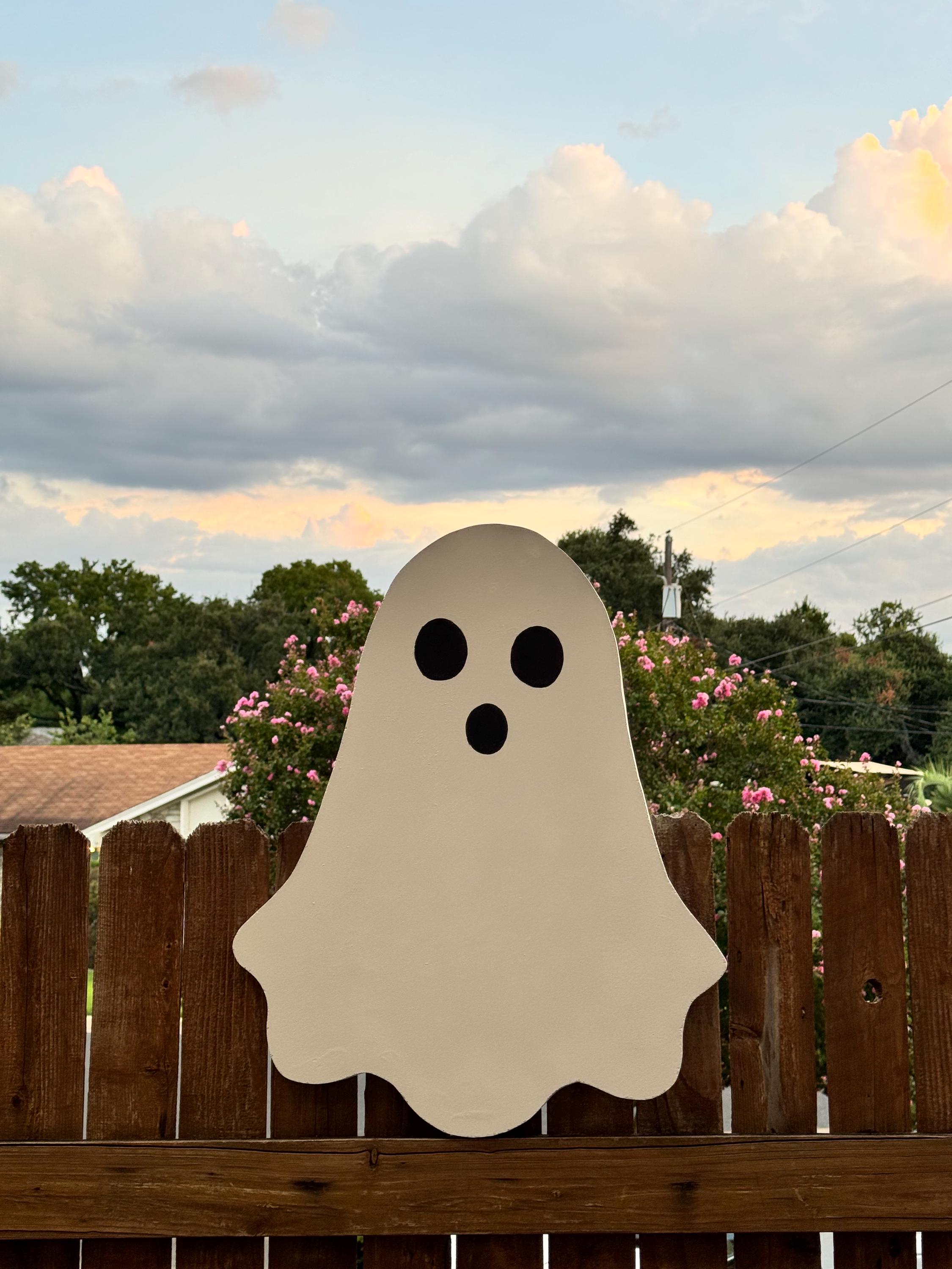 Ghost Wooden Signs Halloween Decor Yard Art - Etsy