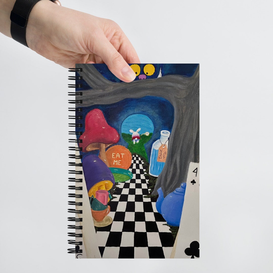 Let’s Go Find Alice (alice in Wonderland) Spiral Notebook - Etsy