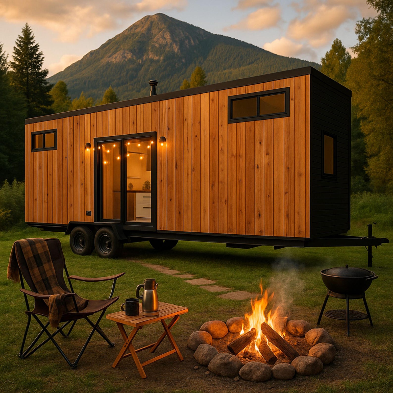 11 M Modern Mobile Cabin Plan – DIY Tiny House PDF - Etsy