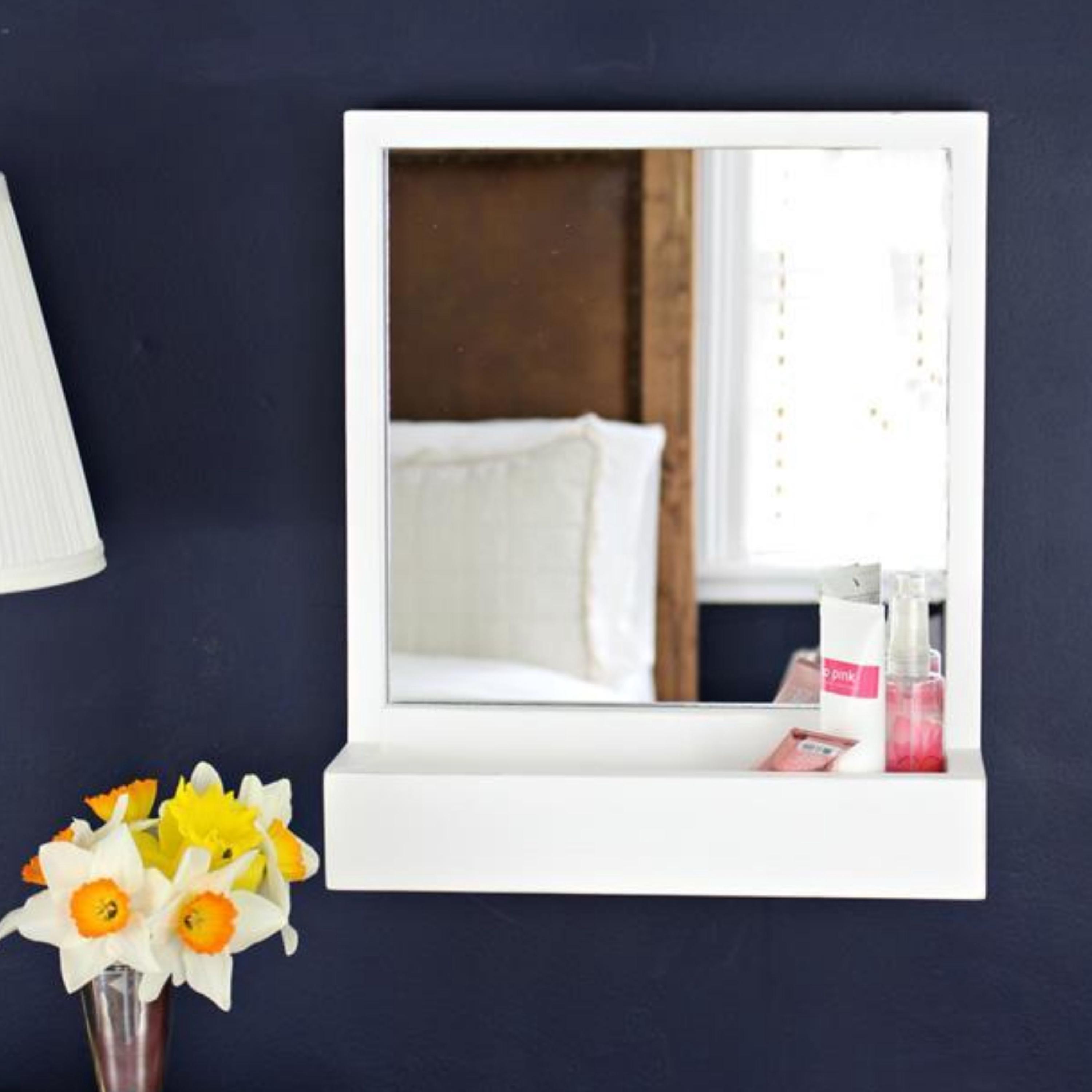 DIY Hidden Compartment Mirror Plan, Concealed Storage, Biometric Lock ...