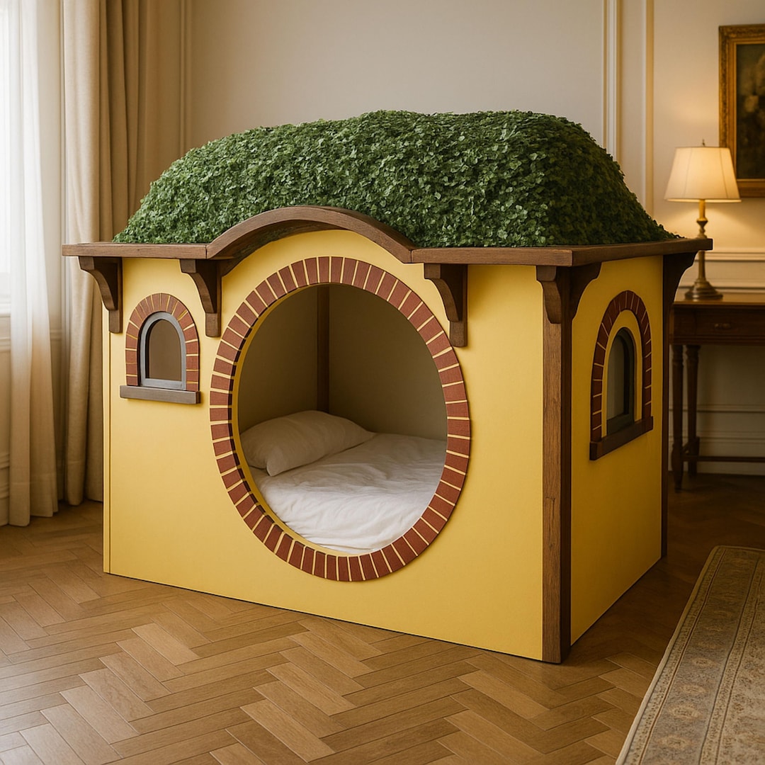 DIY Hobbit Bed House Plan PDF – Fantasy Kids Indoor Play Bed Design - Etsy