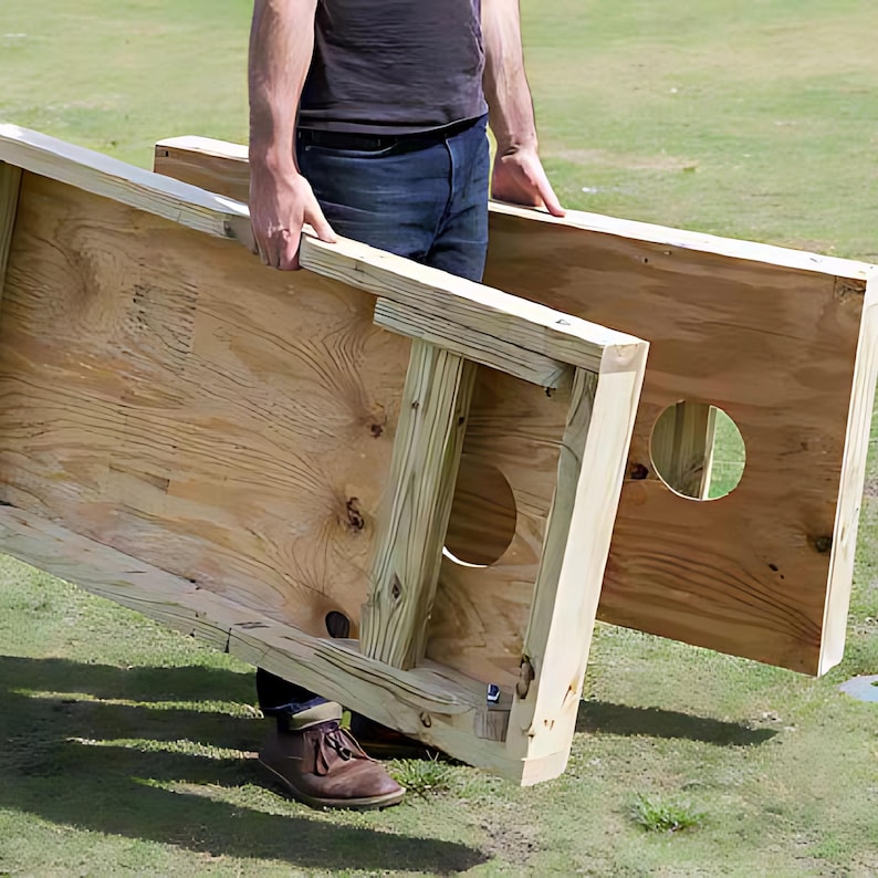 DIY Cornhole Board Plans – Easy Build, Step-by-step (PDF) - Etsy