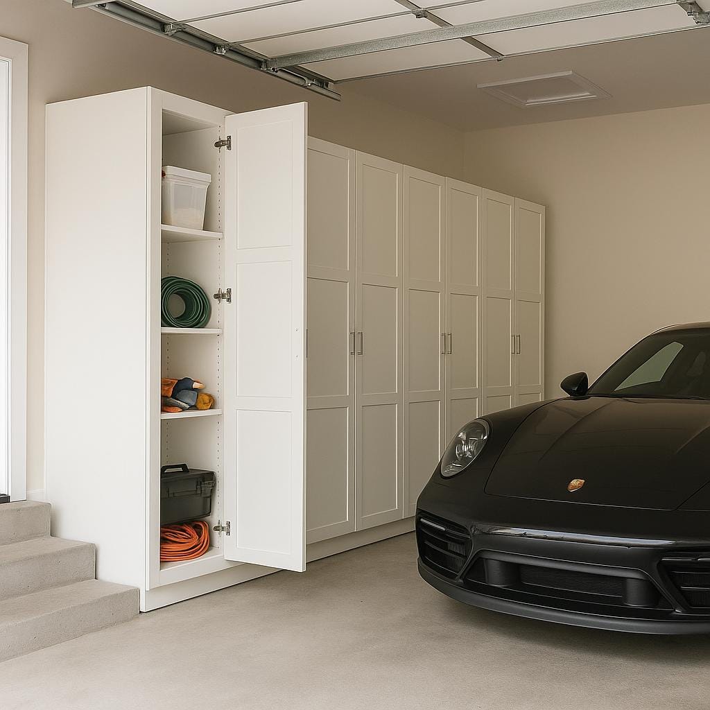 DIY Garage Storage Cabinet Plan, Tall Tool Organizer Blueprint, Digital ...