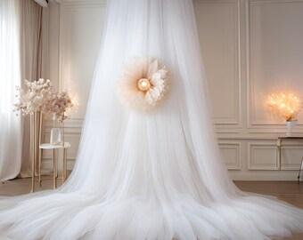 Cherry Blossoms Fine Art Pink Flower Fabric Dress Digital Backdrops ...