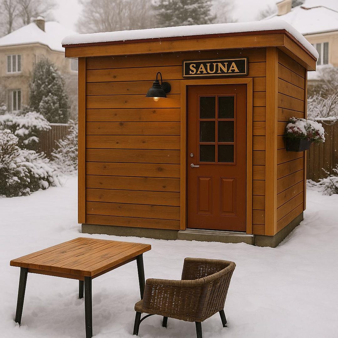DIY Outdoor Sauna Plan, Wood Sauna Building Guide Digital Download - Etsy