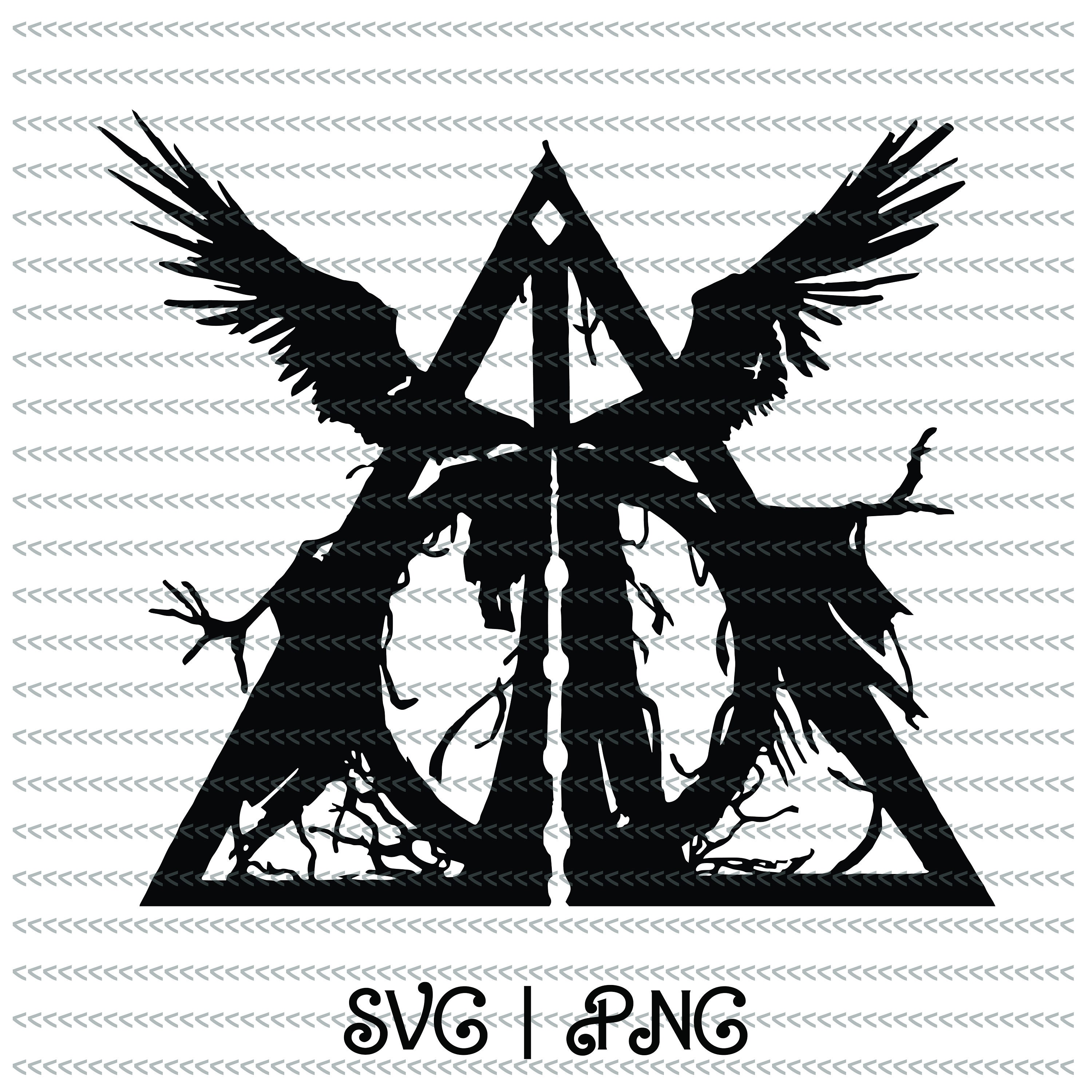 Deathly Hallows SVG, the Tale of the Three Brothers, Magic Png, Movie ...