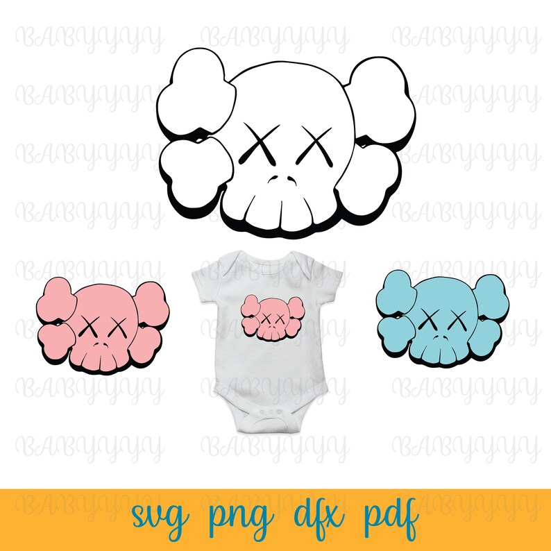 Kaws Face Svg, Kaws Skull Svg, Kaws Figure PNG, Kaws Png Svg , Kaws Svg ...