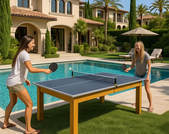 Outdoor Ping Pong Table Plan – DIY Foldable Design PDF - Etsy