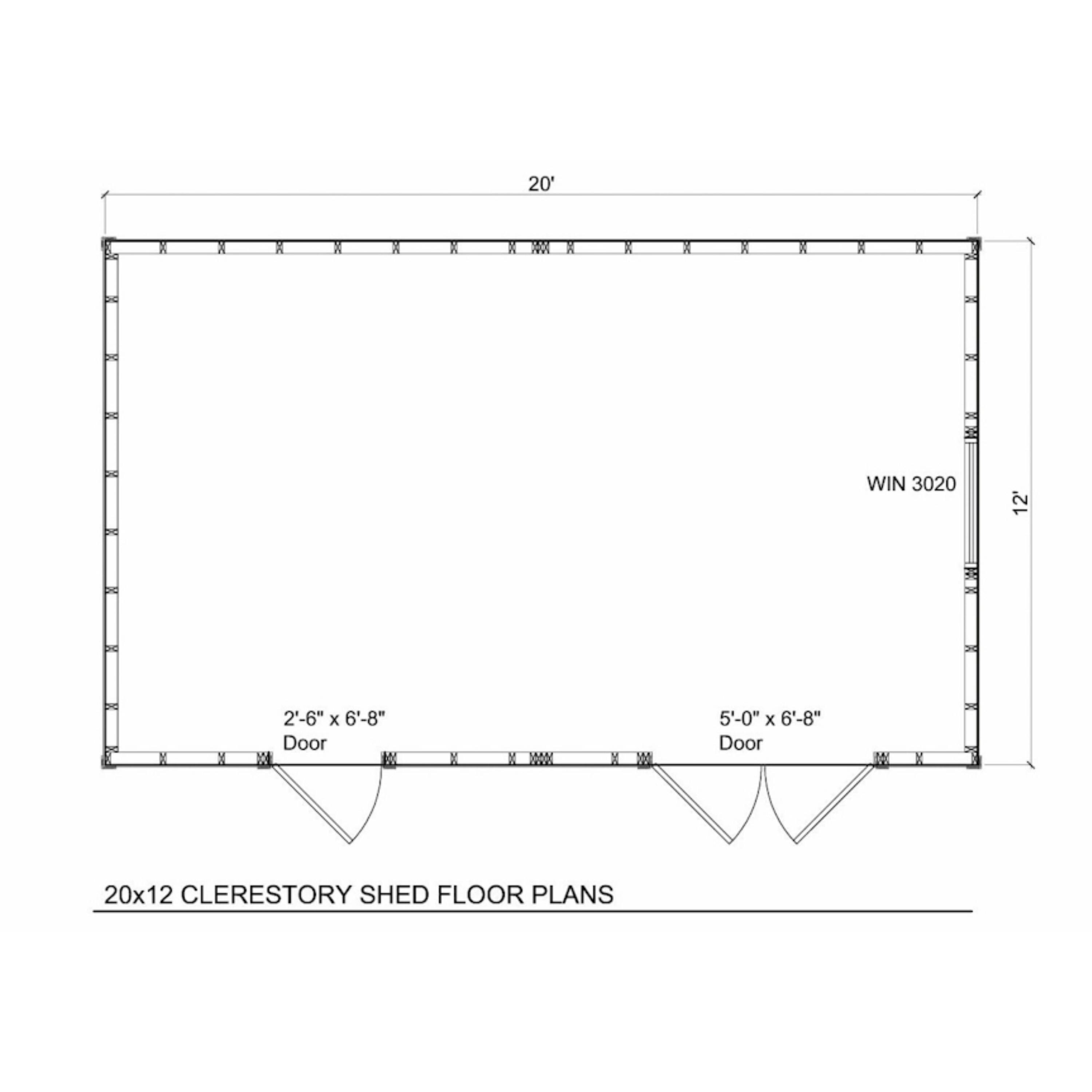 Clerestory Shed Plans