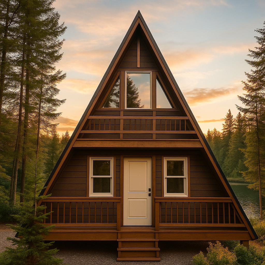 2-story A-frame Cabin Plan PDF, Tiny House Plans - Etsy