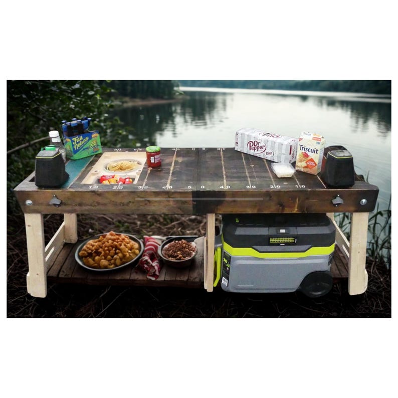 Folding Tailgate Table Plans – DIY Mobile Truck Side PDF - Etsy