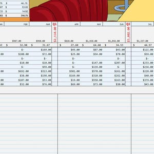 Bob's Burgers-themed Expense Tracker | Fun & Interactive Excel Spending ...