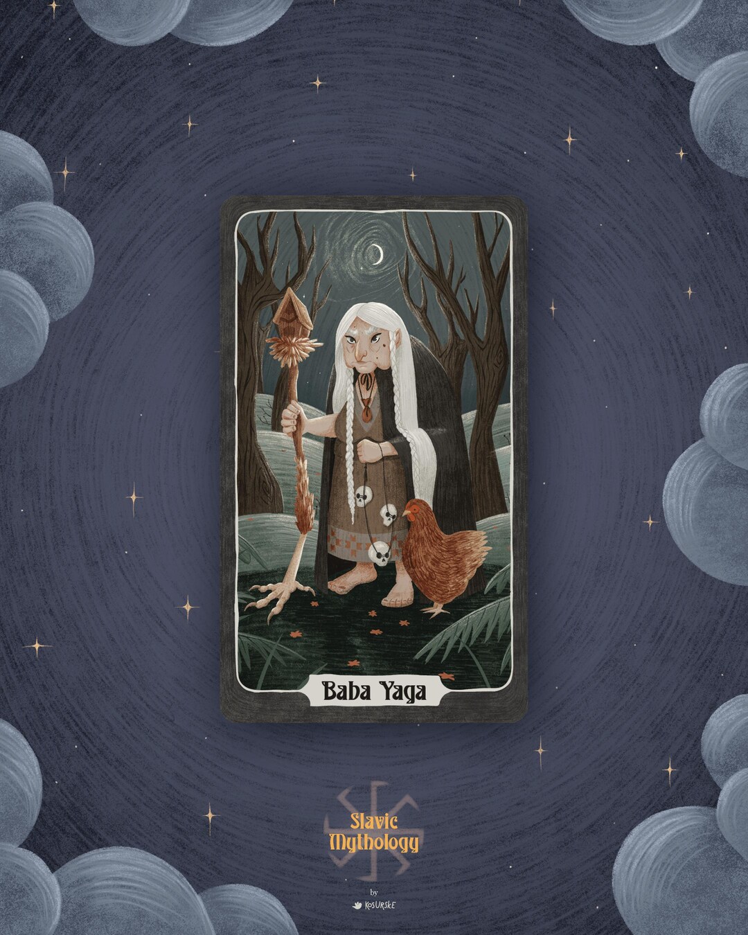 BABA YAGA | Collector Card #2 - Etsy