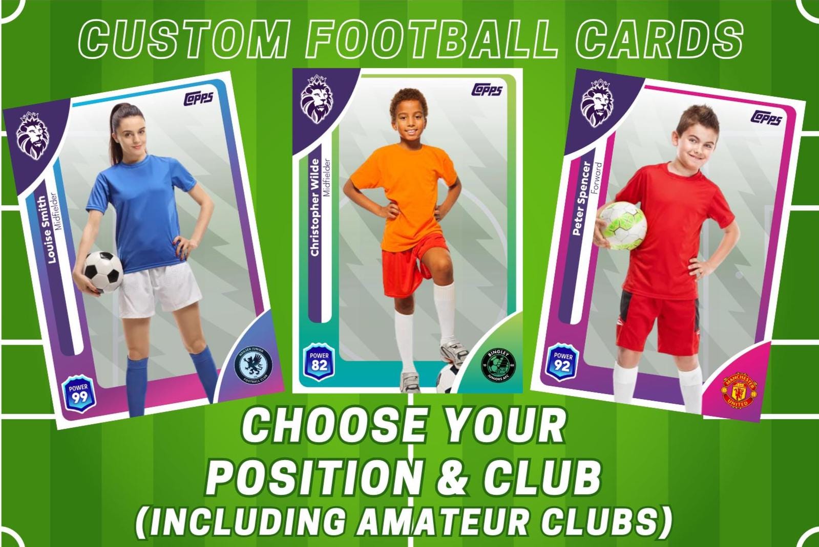 Personalised Topps / Panini Football Card 2025/26 - Create Your Own ...