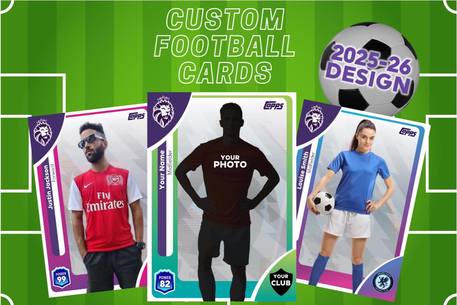 Personalised Topps / Panini Football Card 2025/26 - Create Your Own ...