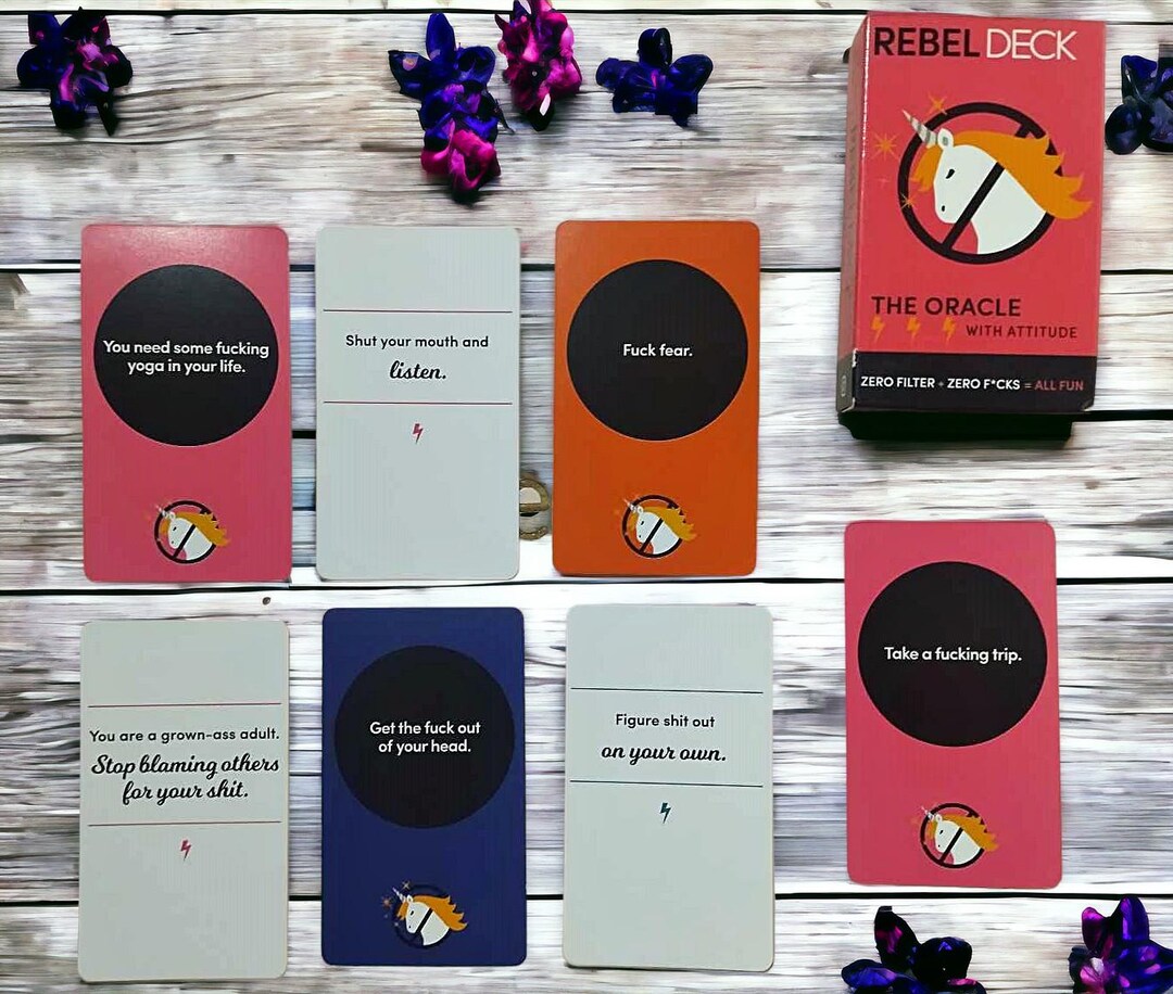 Rebel Deck Oracle: Raw, Direct Guidance (digital Reading) - Etsy
