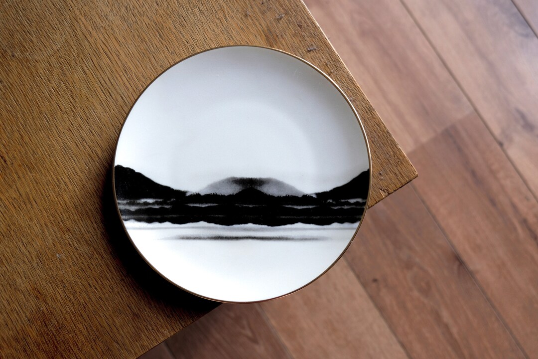 Chinese Art Ceramic Dinner Plate Modern Artistic Tableware Contemporary ...