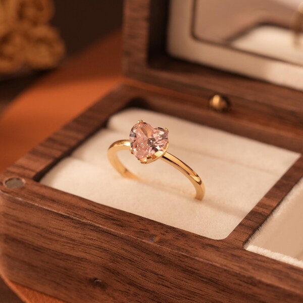 Pink Gold Rings - Etsy