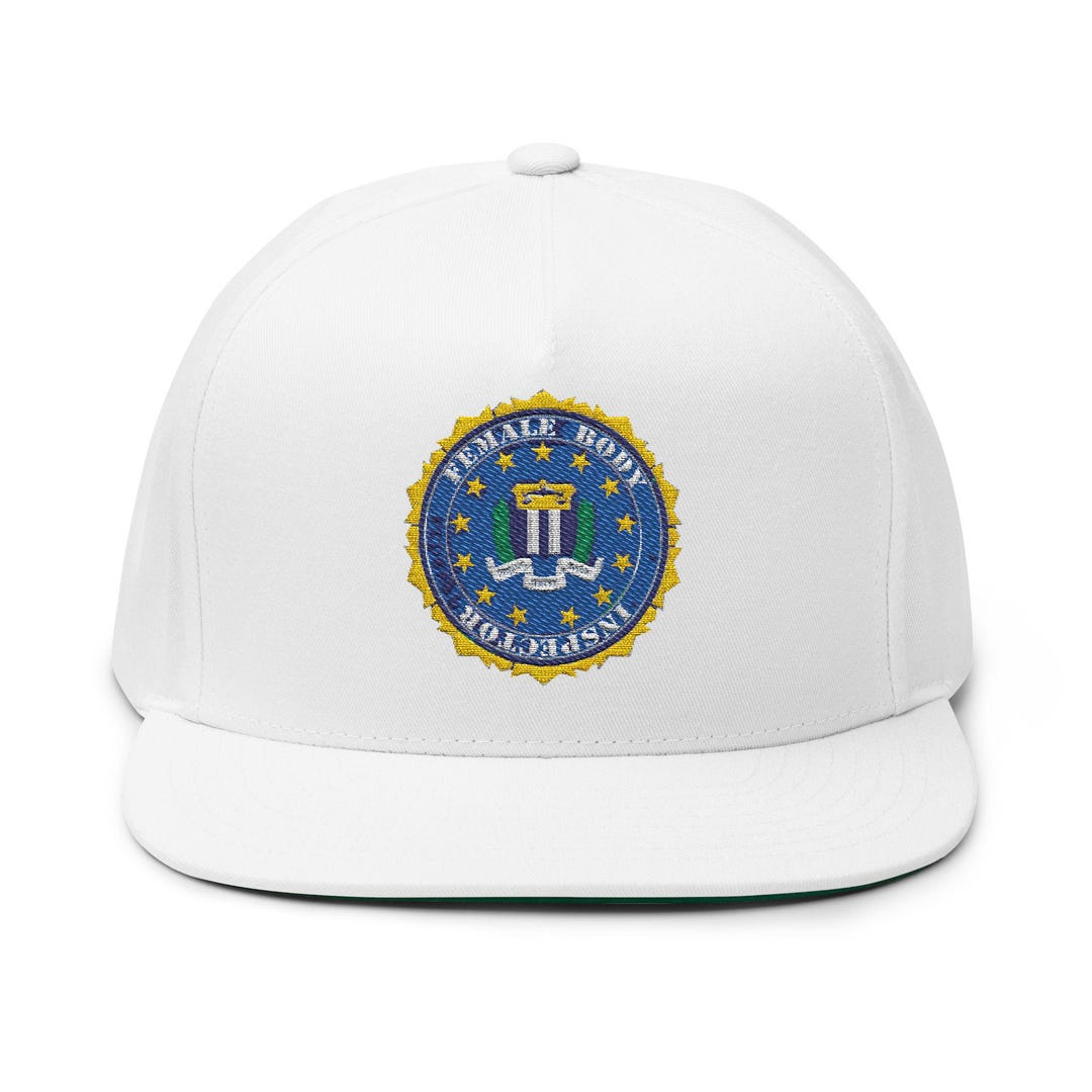 Female Body Inspector FBI -flat Bill Cap (embroidered) - Etsy
