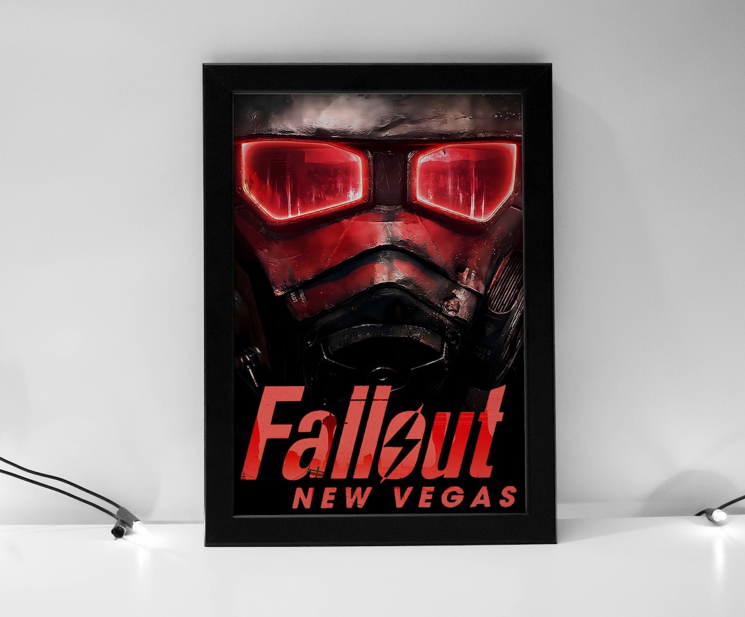 Fallout Poster, Fallout New Vegas Poster, Fine Art Print, Home Decor ...