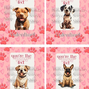 Digital Download | Valentine's Day Cards for Dog Lovers | Dog Parents ...