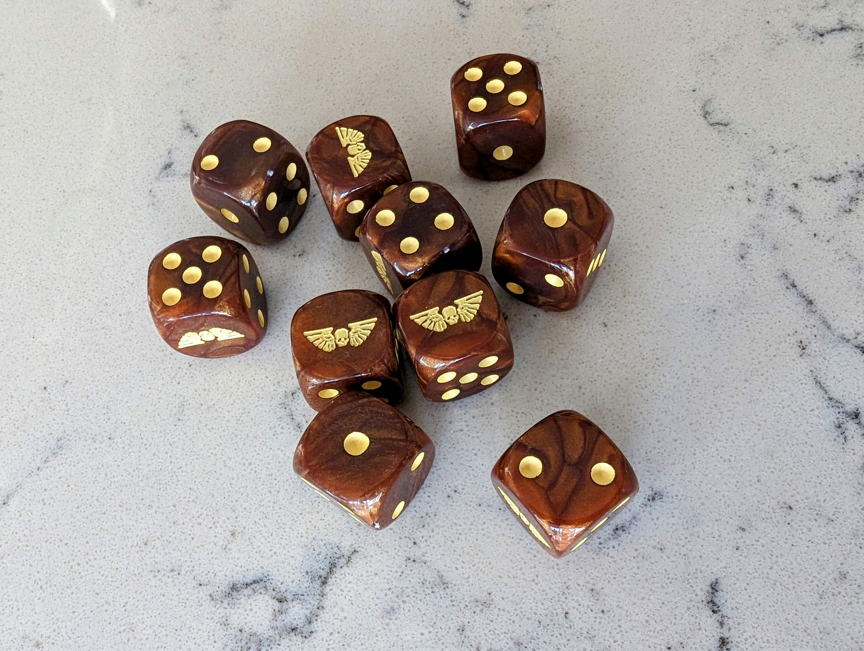 Imperial Guard Dice X 10 - Etsy Australia