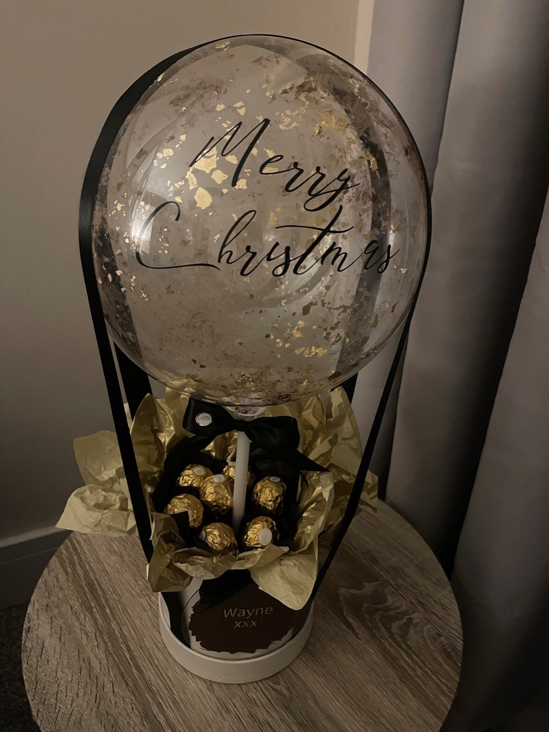 Personalised Chocolate Ferrero Rocher Balloon - Etsy UK