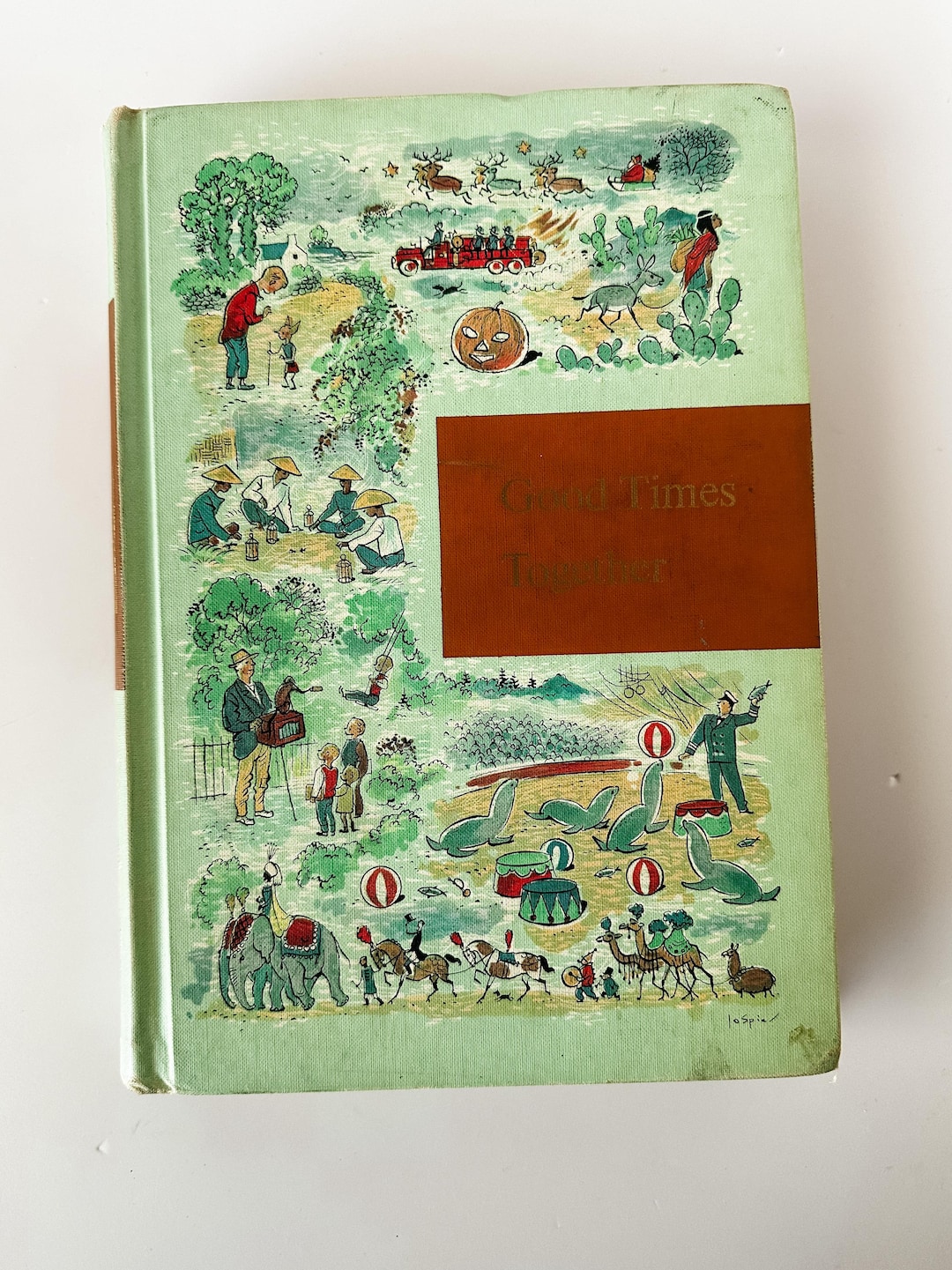 Vintage Illustrated Children's Book: Good Times Together, 1958 Grolier ...