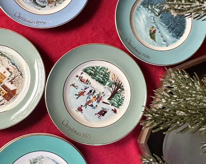 Vintage Avon Christmas Plates (1974-1979) - Choose Your Year | 15 Each ...