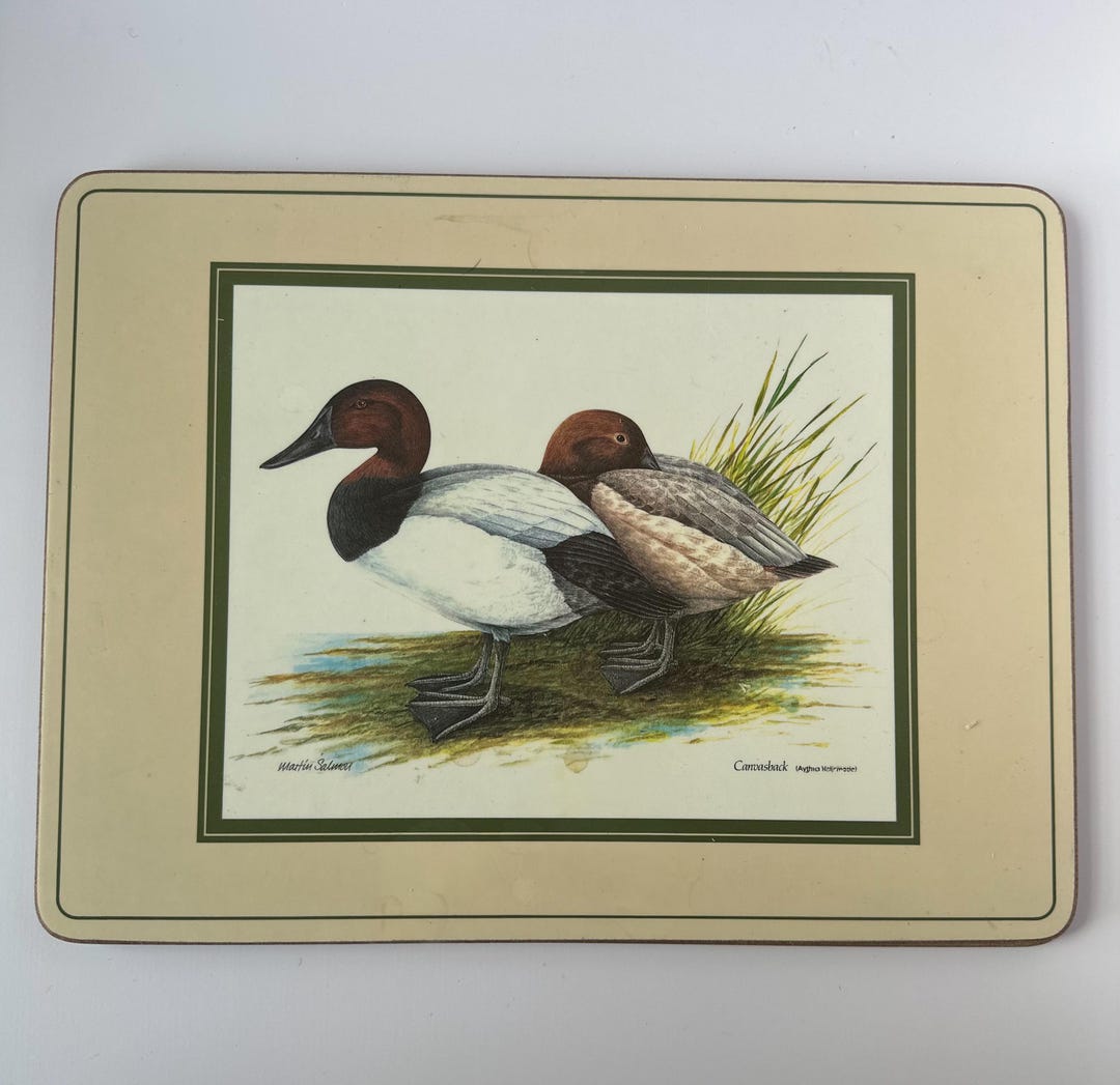 Vintage Duck Placemats: Royal Table Cork-backed Dining Mats (set of 2 ...