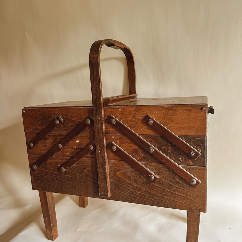 Wooden Sewing Box - Etsy