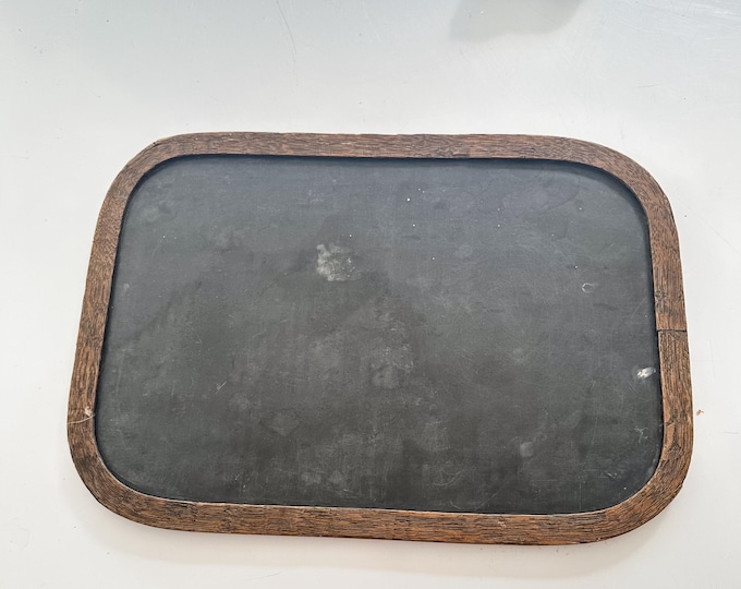 Antique Slate Chalkboard With Wood Frame: 19th Century Schoolhouse ...