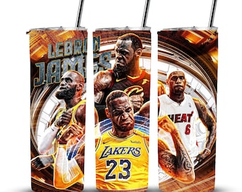 Lebron James Tumbler Wrap / Special Edition Fan Tumbler, 20oz Tumbler ...