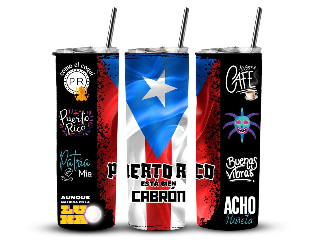 Puerto Rico Culture Tumbler Wrap / Puerto Rico Está Bien Cabrón Design ...