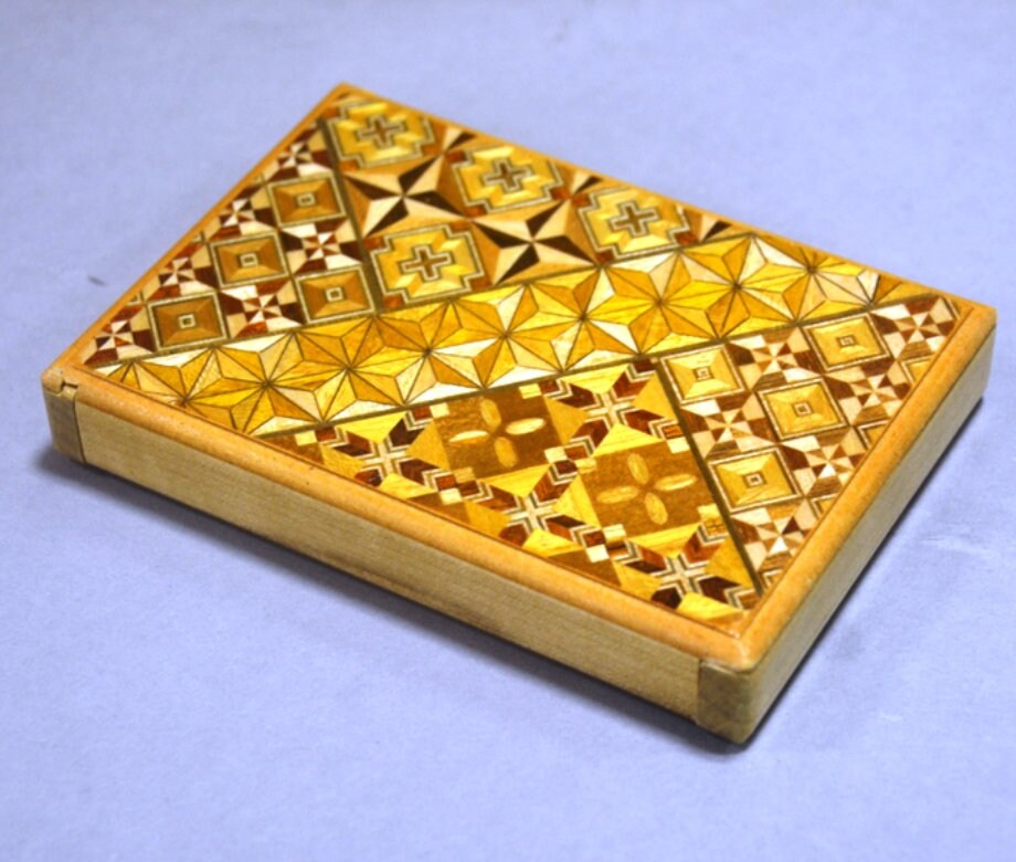 4-21 Steps Japanese Puzzle Box and Magic Box Set Hakone Yosegi ...