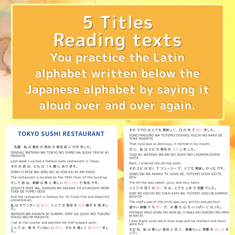 Japanese Read Aloud Practice Text Basic JLPT N4 Level 21 Pages 5 Title ...