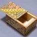 4-21 Steps Japanese Puzzle Box and Magic Box Set Hakone Yosegi ...