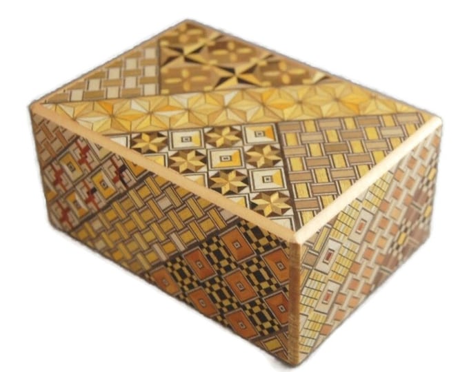 Japanese Puzzle Box 2 Sun 10 Step Akasaya, Wood Puzzle Box, Wooden ...