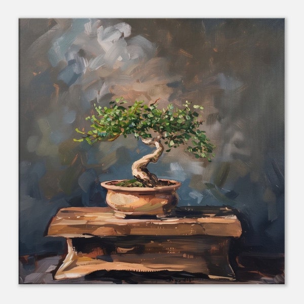 Bonsai Tree Painting - Etsy