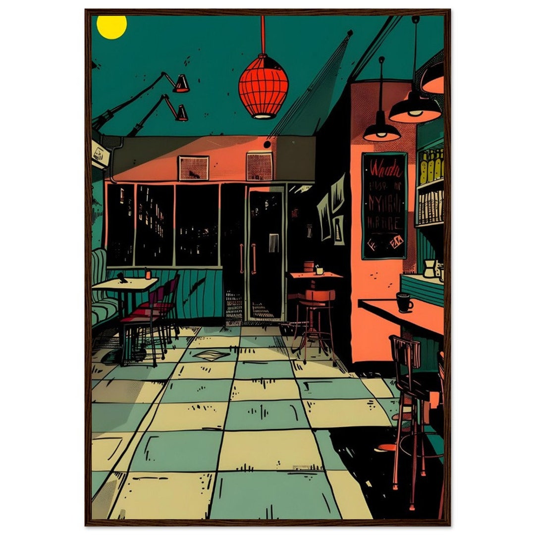 Vintage Retro Eerie Liminal Space Wall Art Framed Poster Print ...