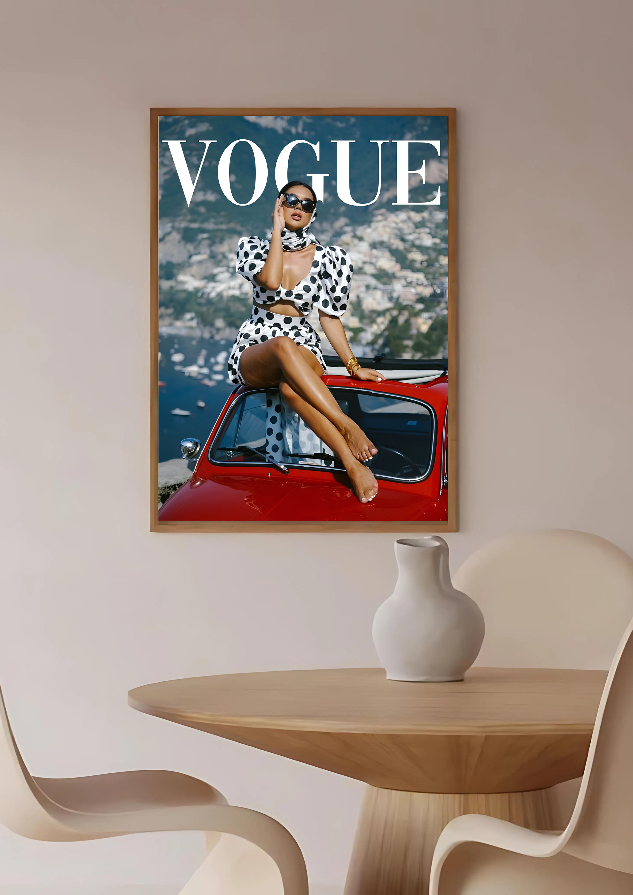 Fashion Magazine Poster Cover, Girl Holiday Magazine Fashion Poster ...