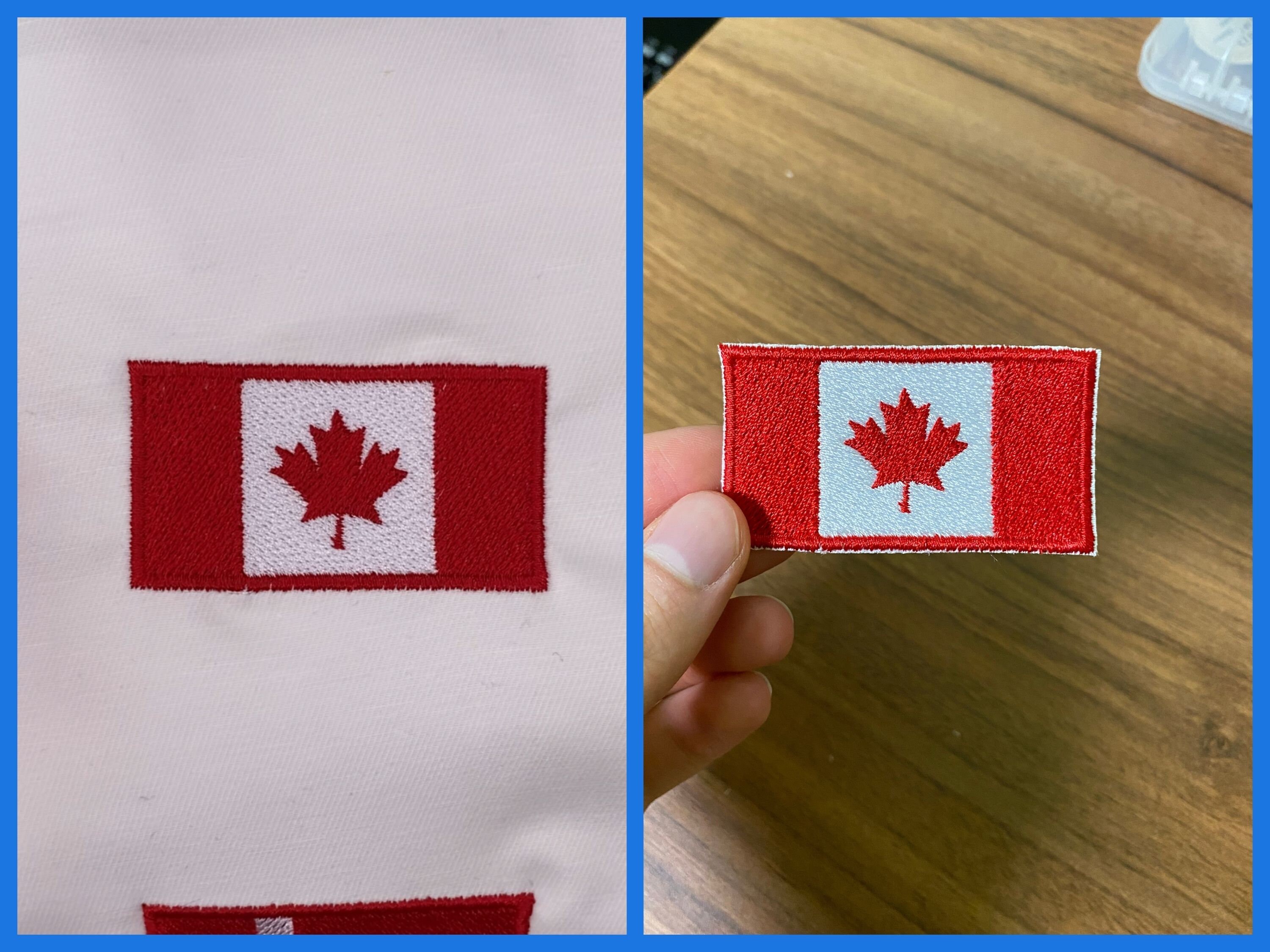 Canada Flag Embroidery Design, Digital Machine Embroidery File ...