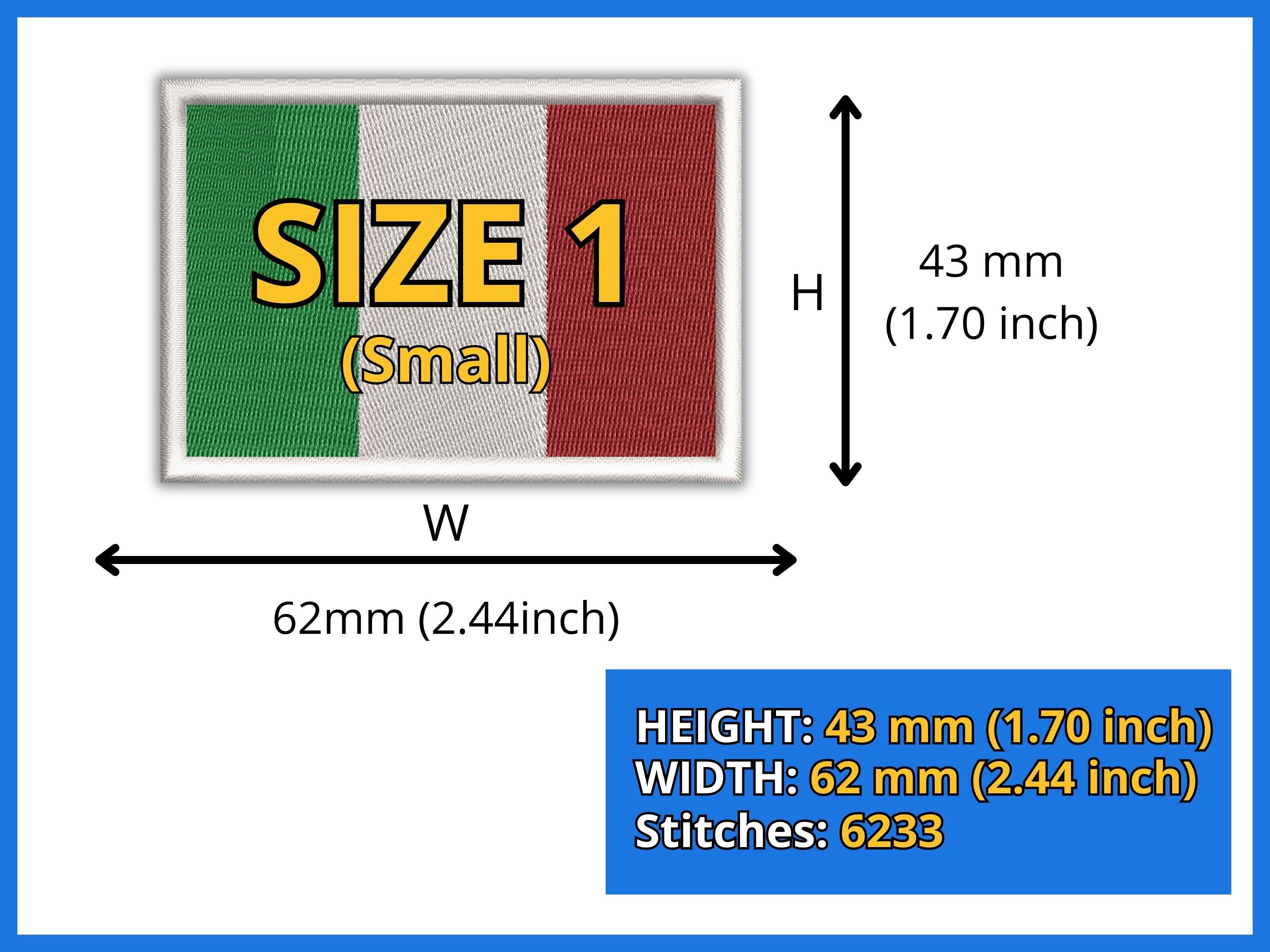 Italy Flag Embroidery Design, Digital Machine Embroidery Files, Italian ...