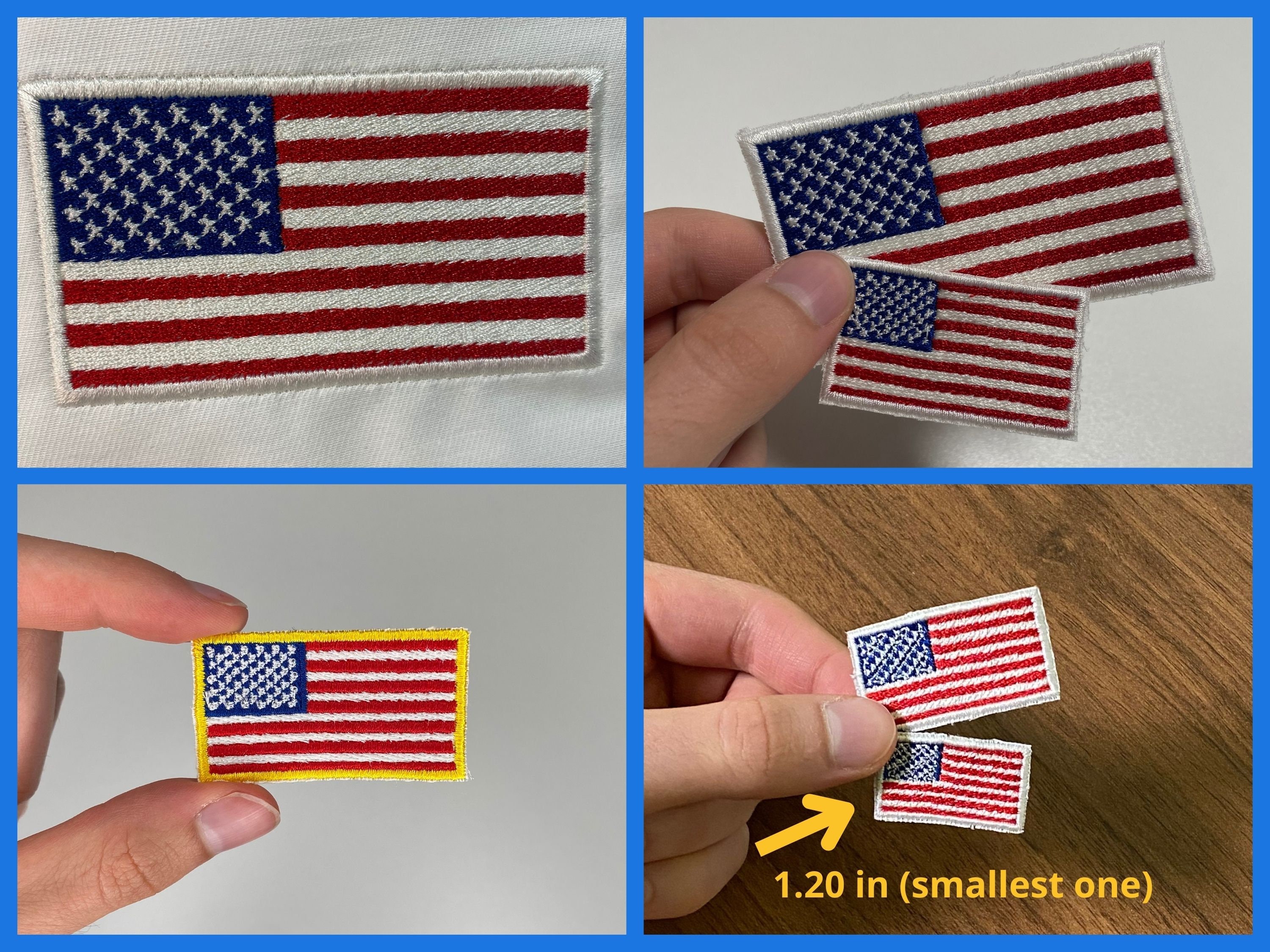 USA Flag Embroidery Design, Digital Machine Embroidery Files, American ...