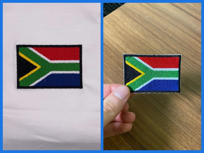 South Africa Flag Embroidery Design, Digital Machine Embroidery Files ...