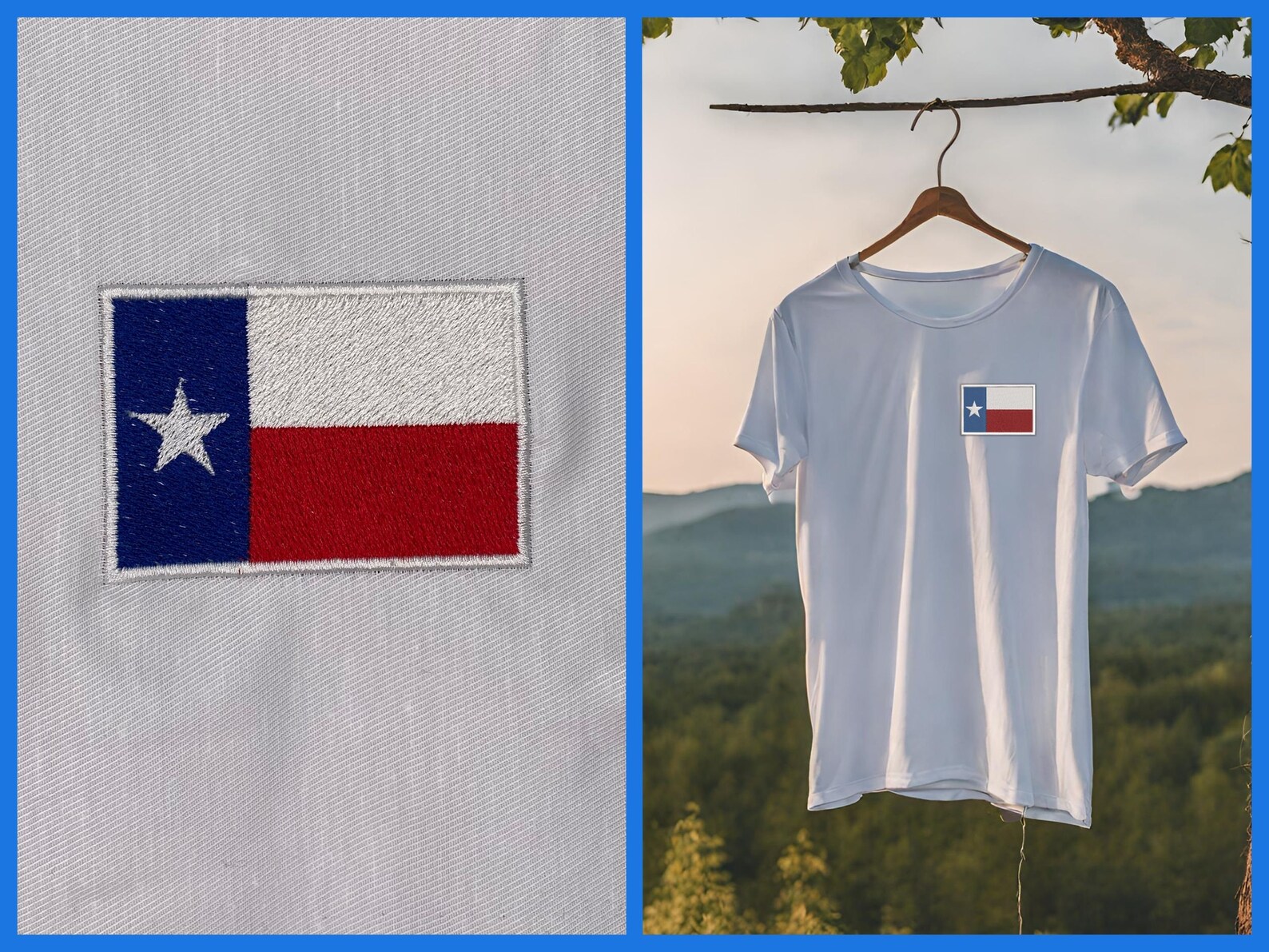 Texas Flag Embroidery Design, Digital Machine Embroidery Files, USA ...