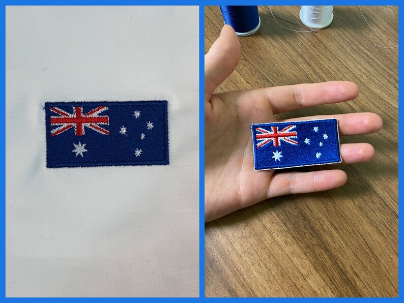 Australia Flag Embroidery Design, Digital Machine Embroidery Files ...