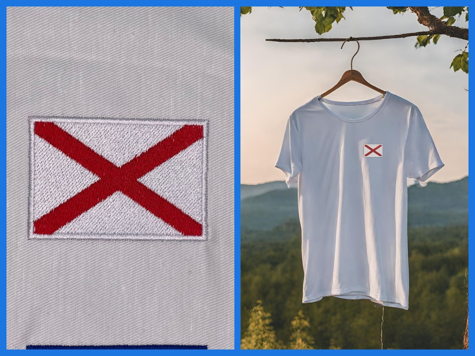Alabama Flag Embroidery Design, Digital Machine Embroidery Files, US ...