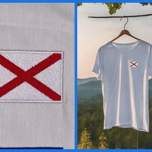 Alabama Flag Embroidery Design, Digital Machine Embroidery Files, US ...